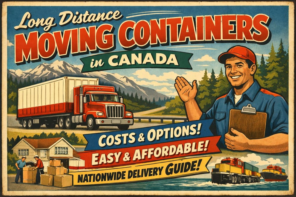 Long Distance Moving Containers Canada | Costs & Delivery 2026