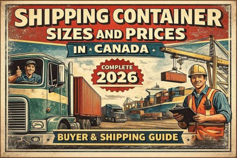 Shipping Container Sizes and Prices Canada | 2026 Guide