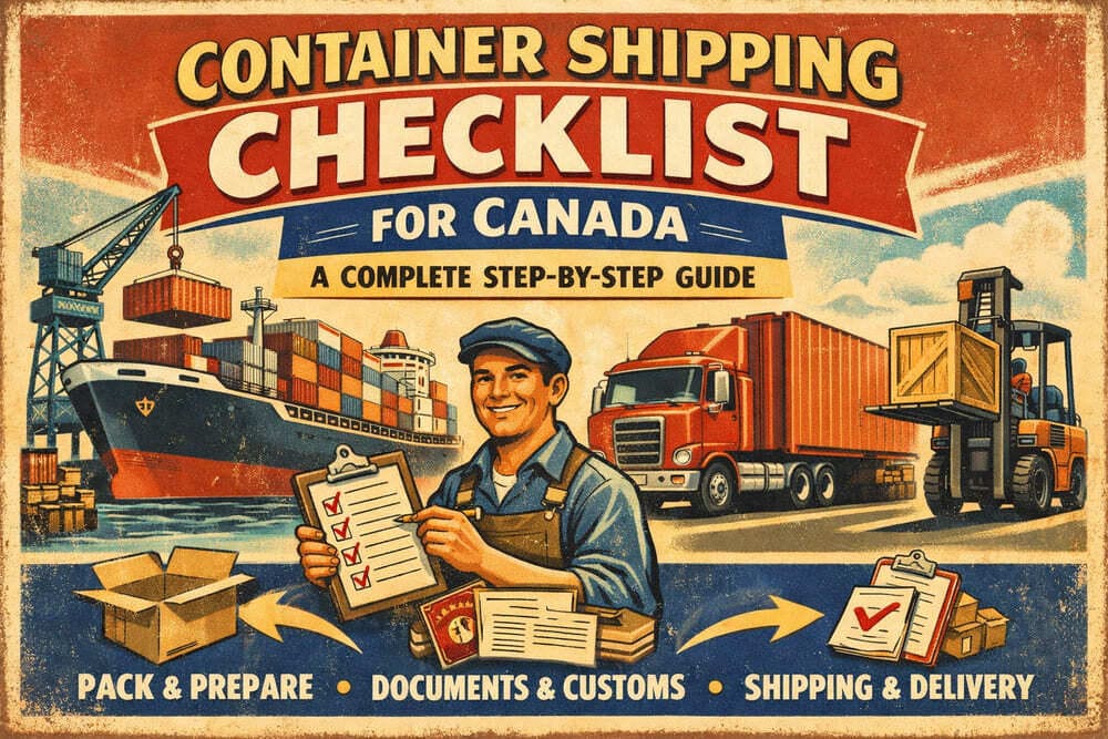 Container Shipping Checklist Canada | Step-by-Step Guide 2026